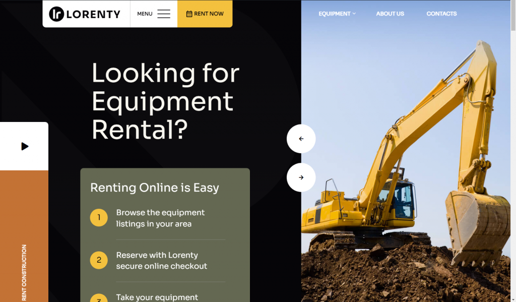 How to Create a User-Friendly Equipment Rental Website with WordPress ...