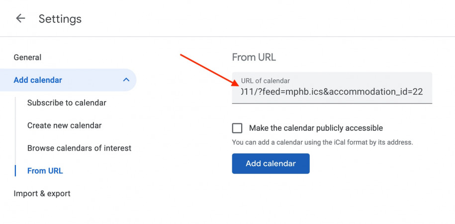 Synchronize bookings with Google and Apple calendars - Synchronization ...