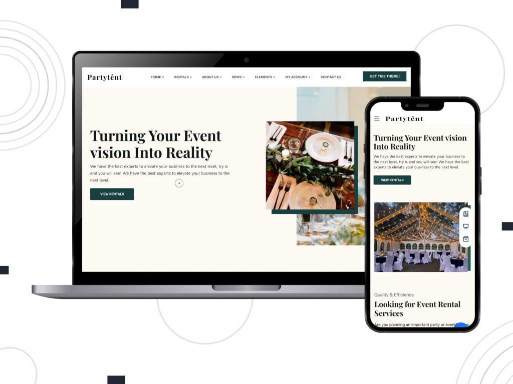 10 Party Rental Website Templates for WordPress in 2024 - MotoPress