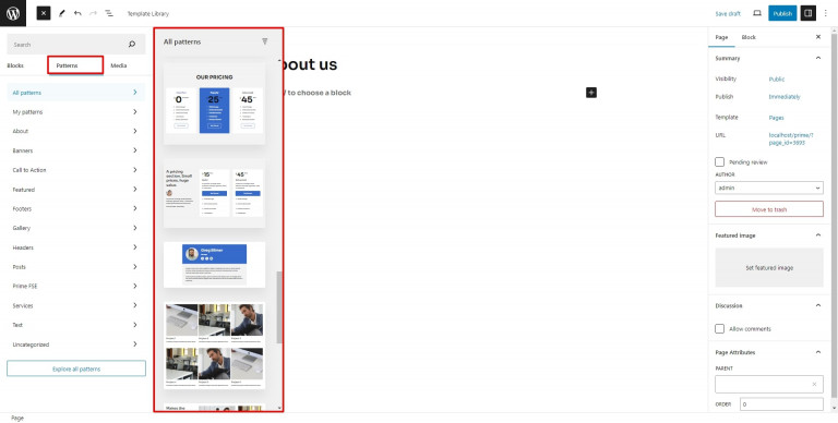 How To Use Wordpress Block Patterns Video Tutorial On Wordpress Patterns Motopress