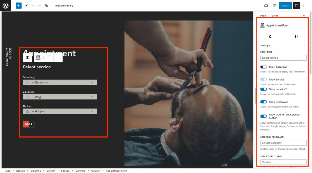 Getting Started - Bro Barbershop - MotoPress