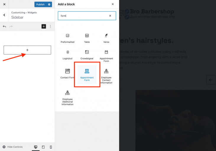 Getting Started - Bro Barbershop - MotoPress