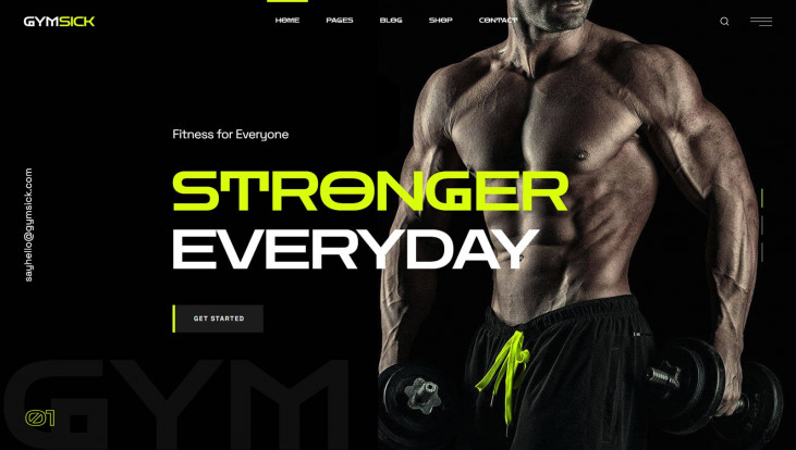 21 Gym Website Design Inspirations, Examples, and Ideas - MotoPress