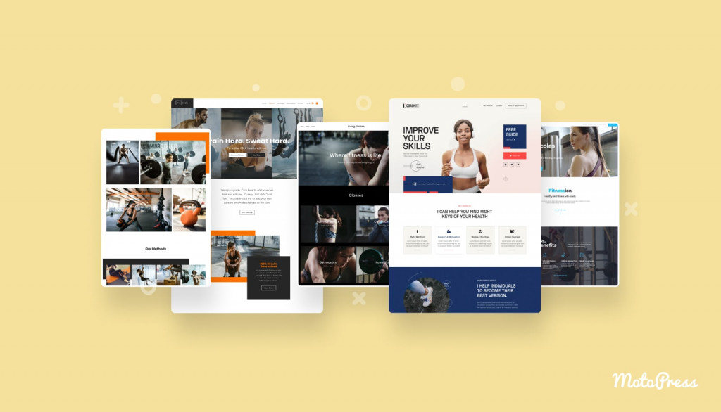 21 Gym Website Design Inspirations, Examples, and Ideas - MotoPress