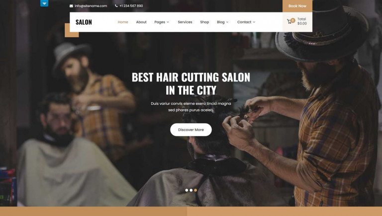 15 Best Barber Website Template Design Options - MotoPress
