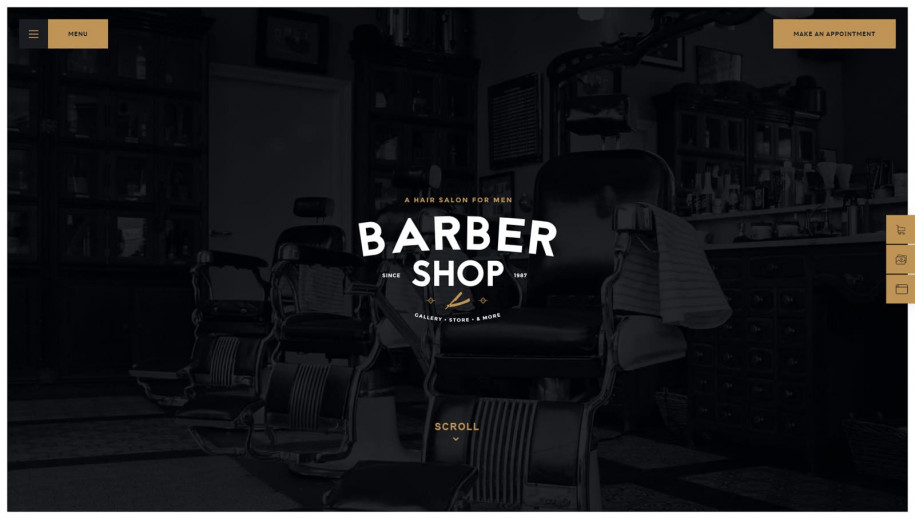 15 Best Barber Website Template Design Options - MotoPress