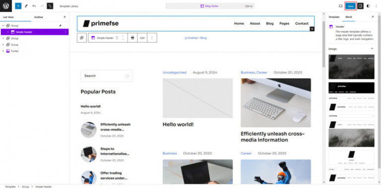 How to Edit WordPress Templates Using the Template Editor: Full Site ...