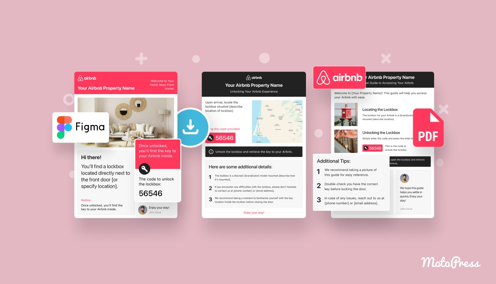 Self-Check-In with Lockbox: Free Airbnb Lockbox Templates - MotoPress