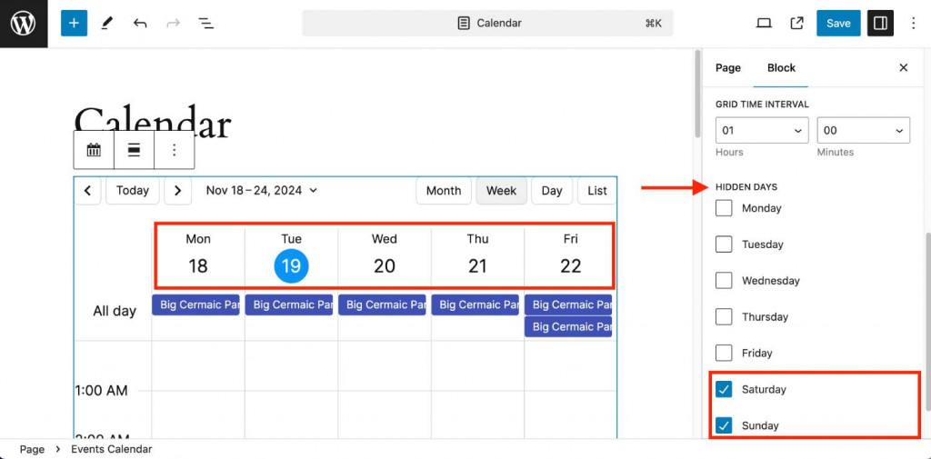 How to Add the Event Calendar WordPress Block? - MotoPress