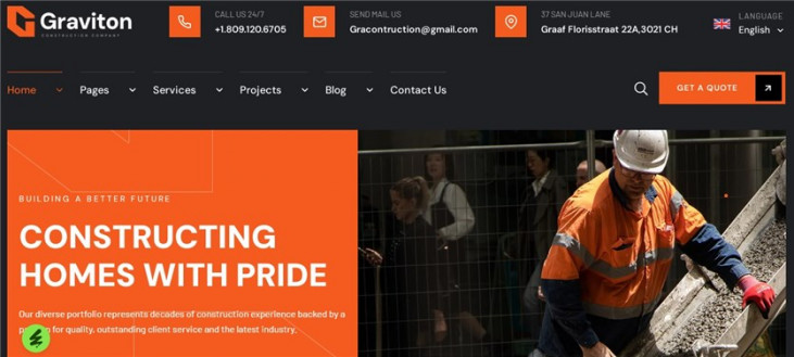 20 Best WordPress Construction Themes (Free & Premium) - MotoPress