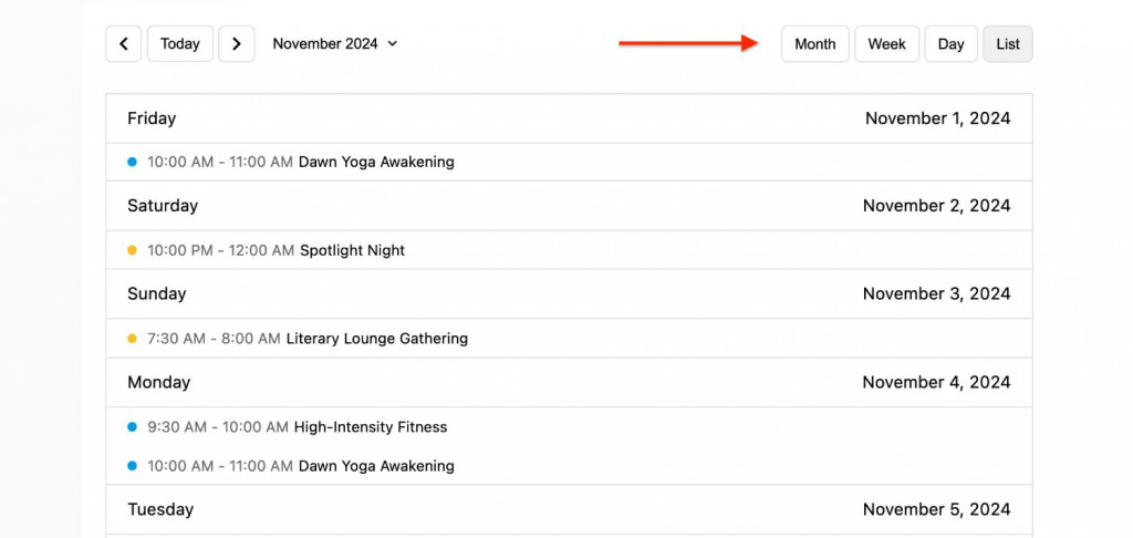 New WordPress Event Schedule Plugin for Visual Scheduling - MotoPress