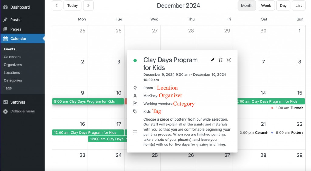 New WordPress Event Schedule Plugin for Visual Scheduling - MotoPress