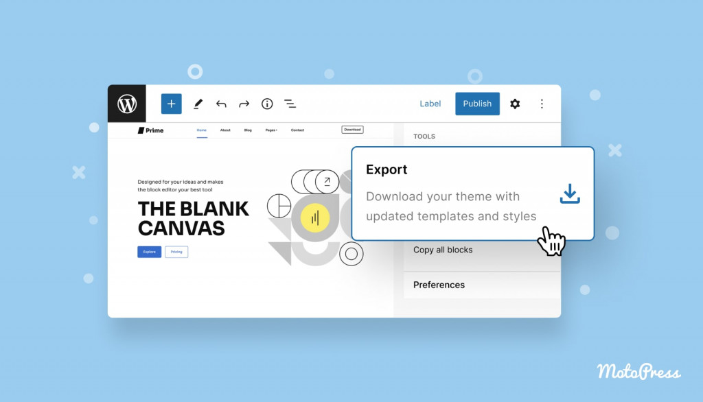 How to Export a WordPress Block Theme: Guide with Video - MotoPress