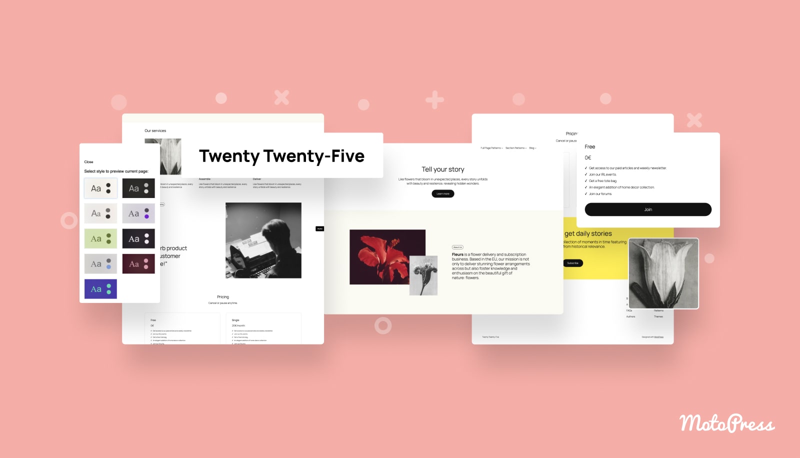 Twenty Twenty-Five Theme Demo - Instant Live Preview - MotoPress