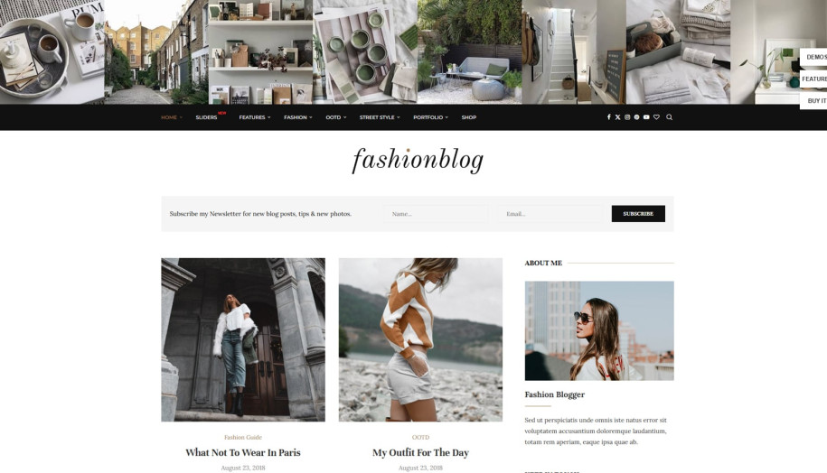15 Best Premium & Free WordPress Fashion Themes - MotoPress