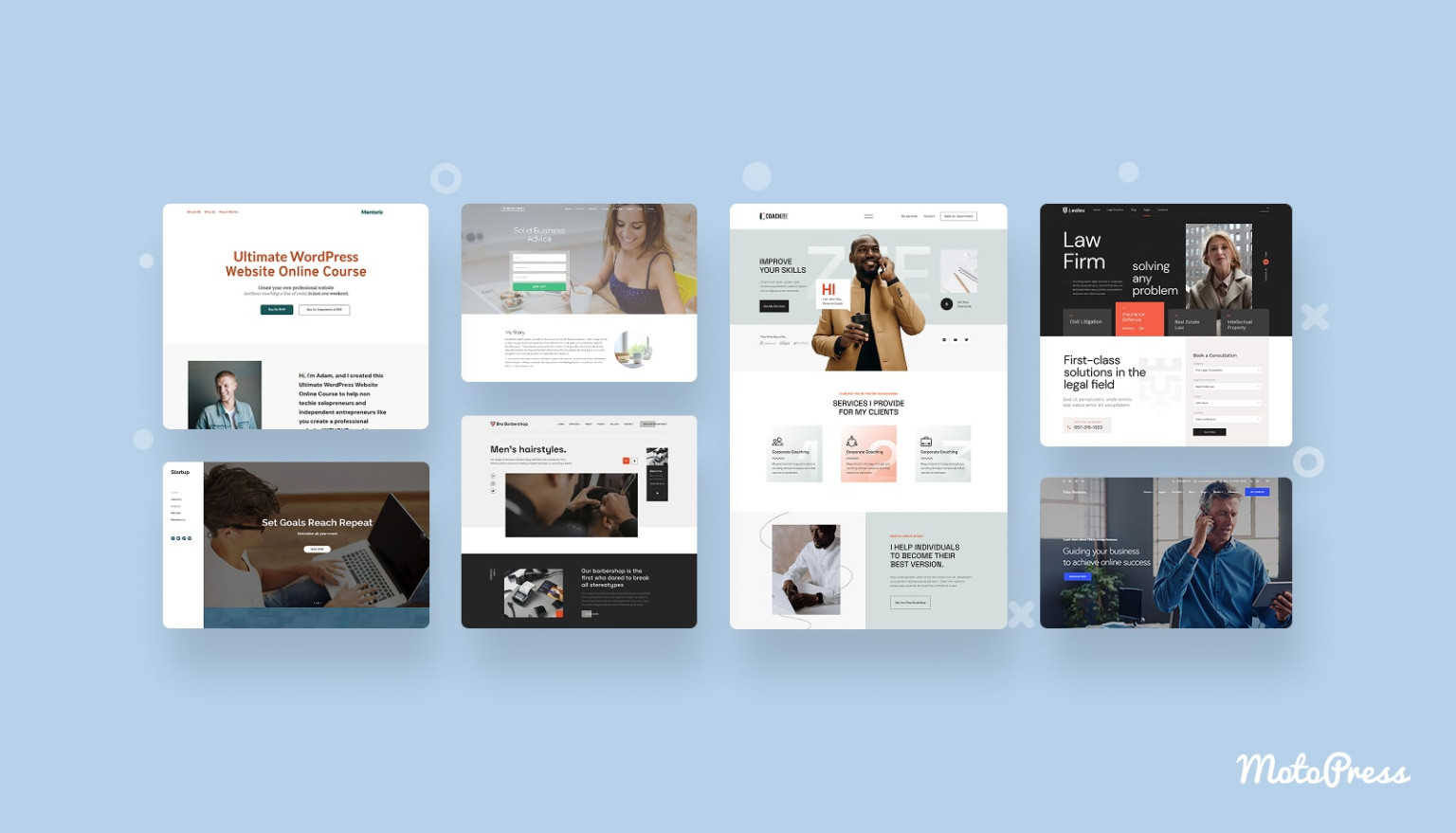 Top 20 Popular Entrepreneur WordPress Theme Picks - MotoPress