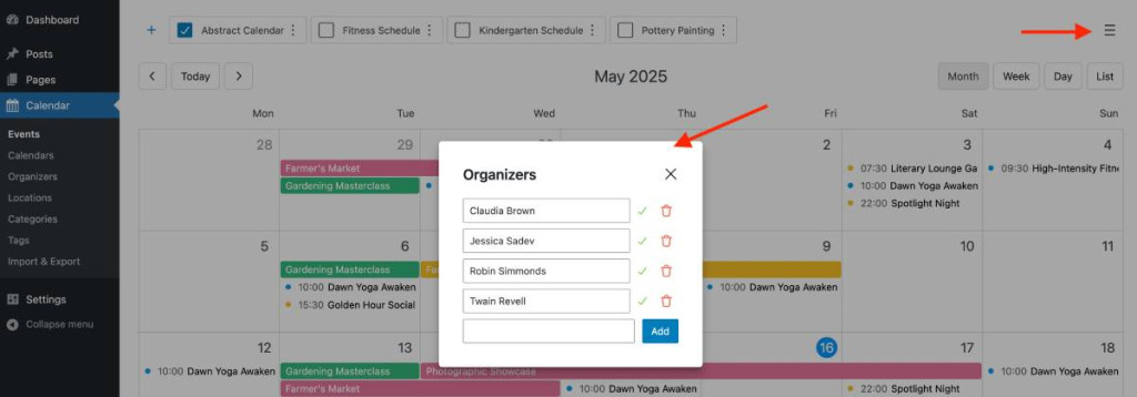 How to Add the Event Calendar WordPress Block? - MotoPress