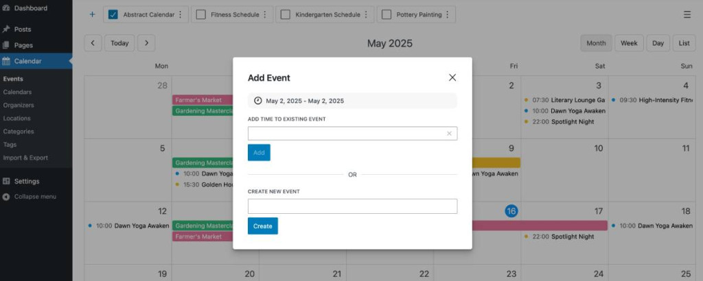 How to Add the Event Calendar WordPress Block? - MotoPress