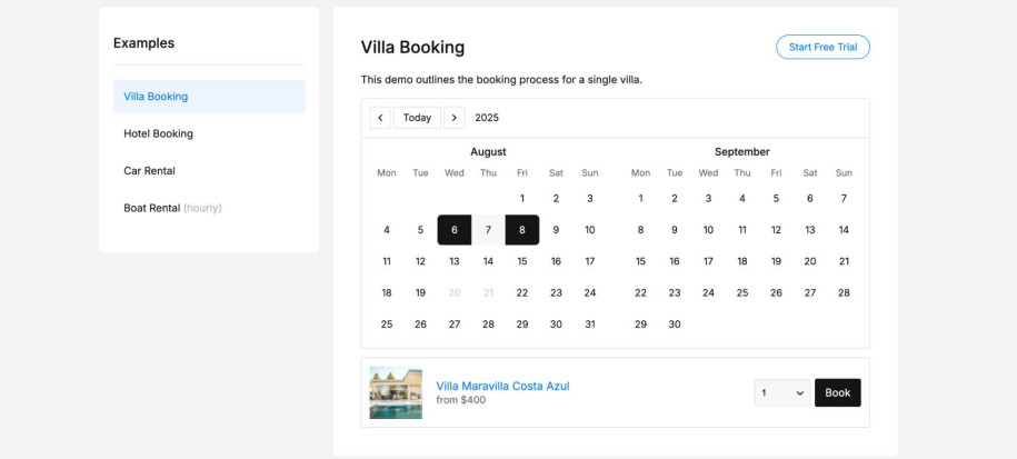 New WordPress Booking Calendar Plugin from MotoPress! - MotoPress