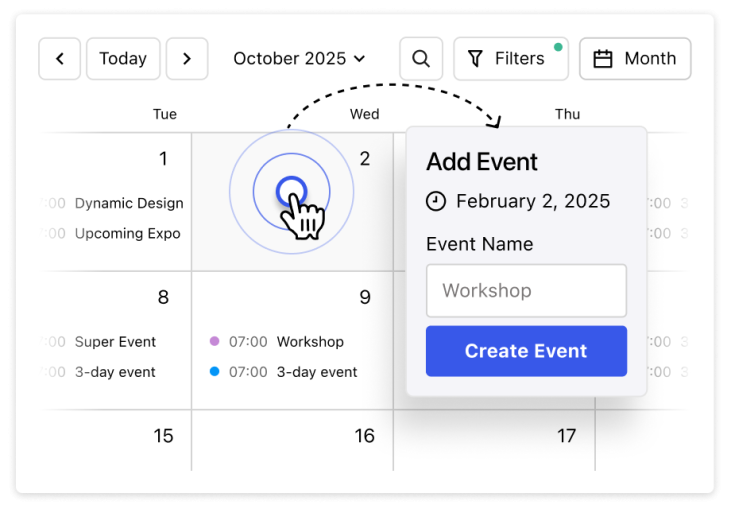 WordPress Events Calendar - Visual Builder for Events Schedule - MotoPress