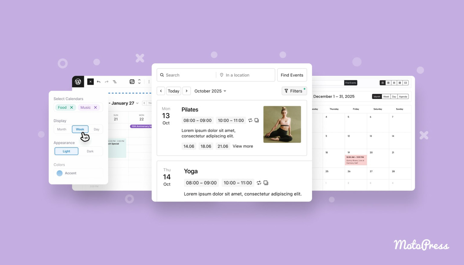 Top 10 Alternatives to The Events Calendar Plugin - MotoPress